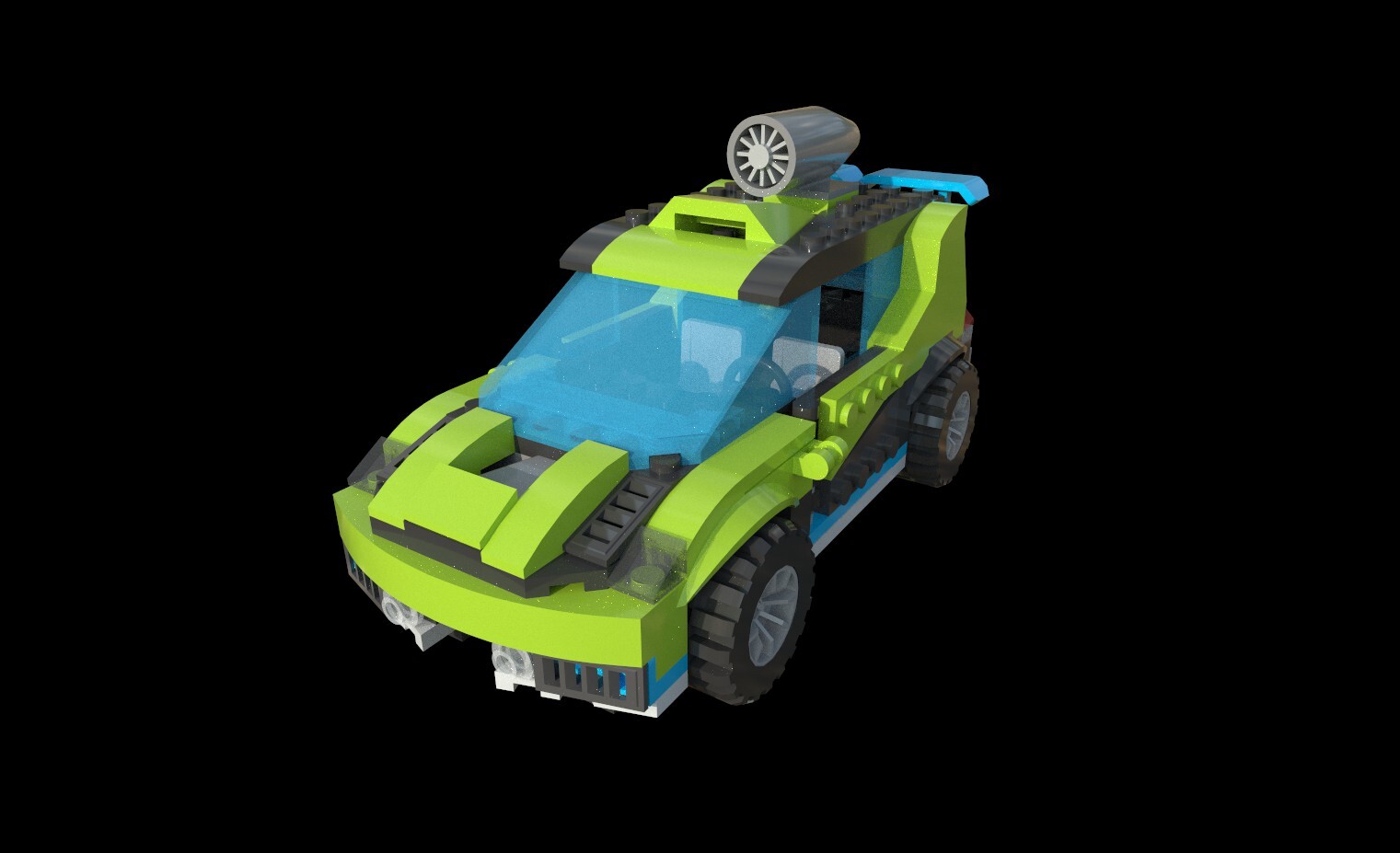 ArtStation - Rocket Rally Car Lego | Game Assets