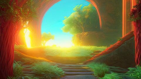 ArtStation - Vera's Path of light | Artworks