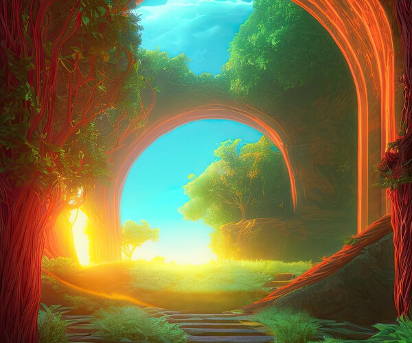 ArtStation - Vera's Path of light | Artworks