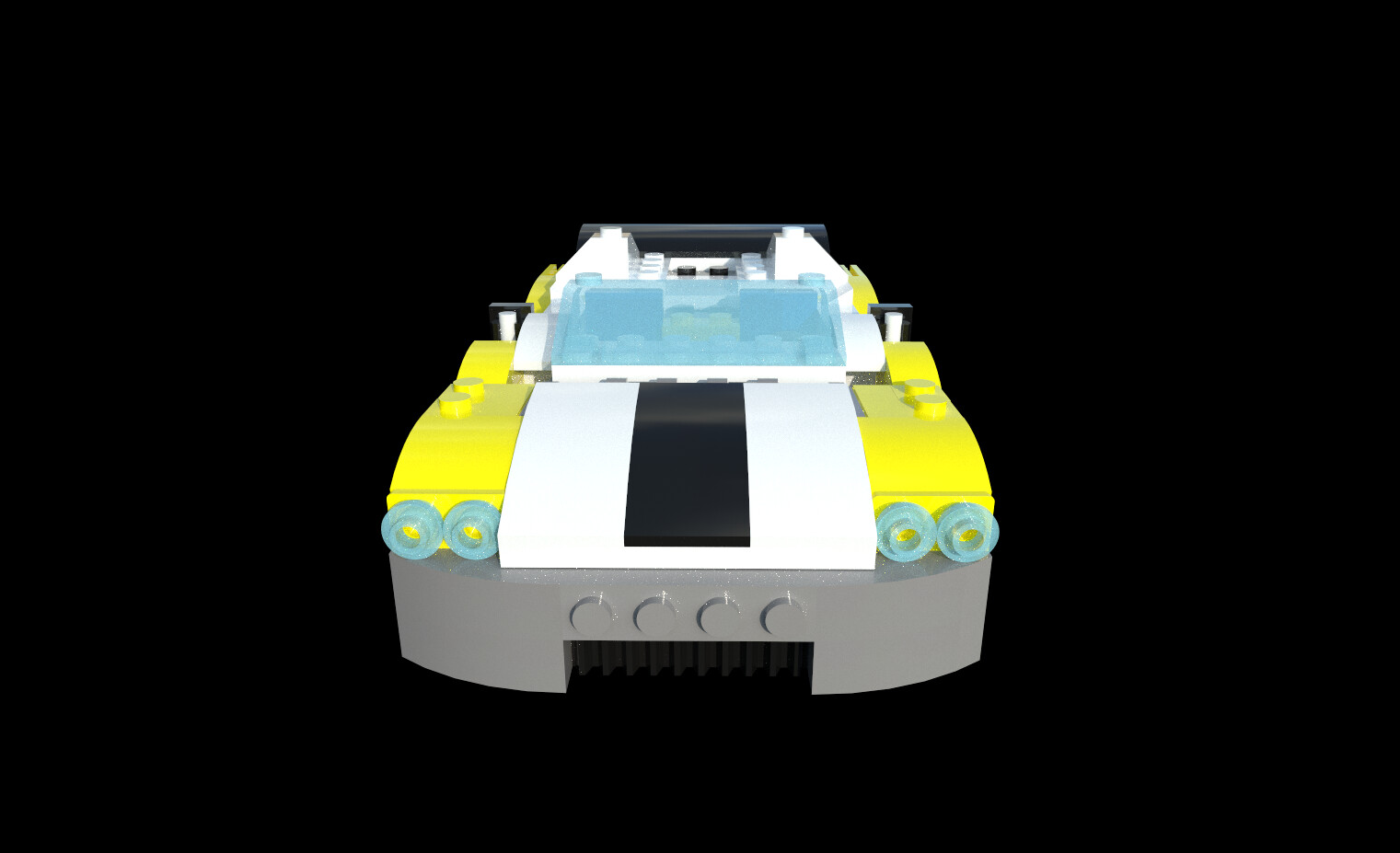 ArtStation - Fast Car Lego | Game Assets