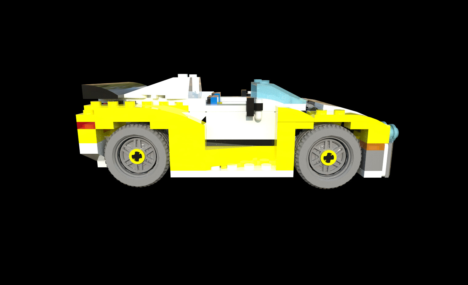 ArtStation - Fast Car Lego | Game Assets