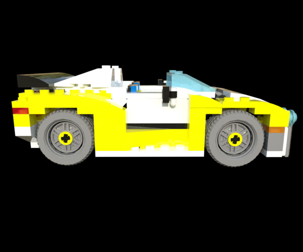 ArtStation - Fast Car Lego | Game Assets