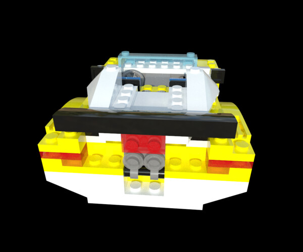 ArtStation - Fast Car Lego | Game Assets