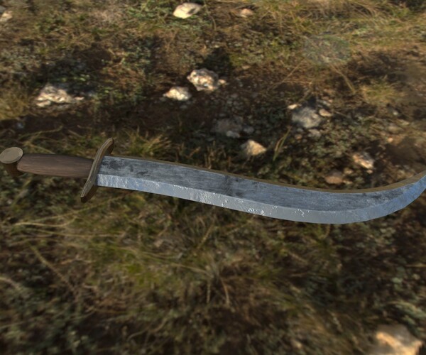 ArtStation - simple Scimitar | Game Assets