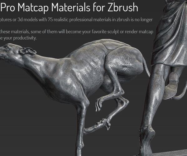 ArtStation - Crea Clay Pro Matcap Materials for Zbrush | Resources
