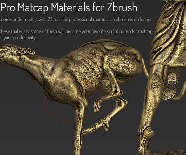 ArtStation - Crea Clay Pro Matcap Materials for Zbrush | Resources