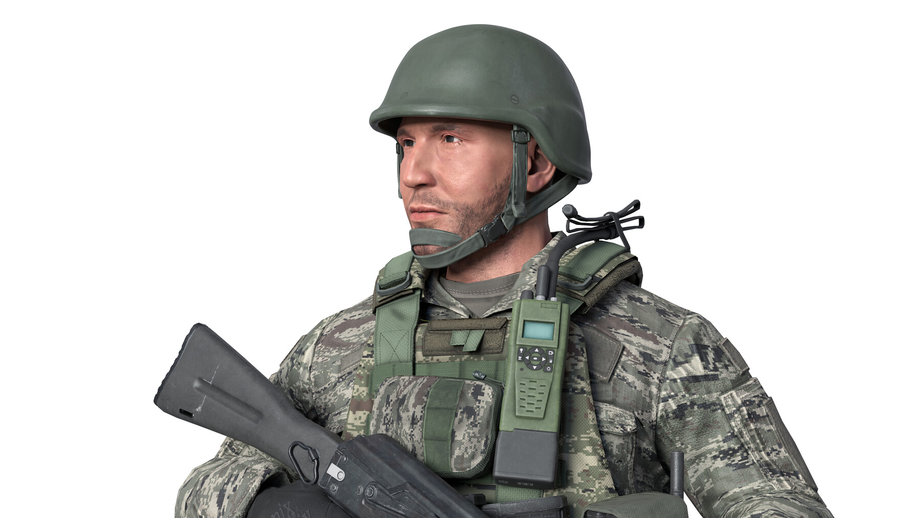 ArtStation - MILITARY Game Ready Croatian Soldier Character | Game Assets