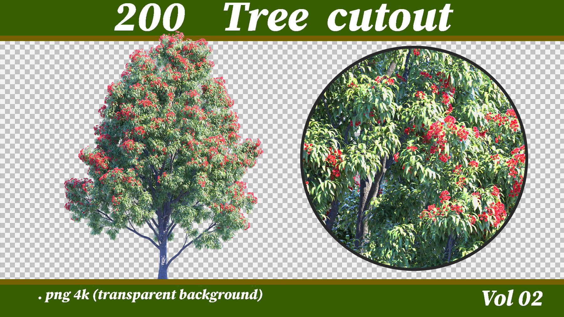 ArtStation - tree cutout png 4k & psd (Alder, Maple, Weeping willow ...