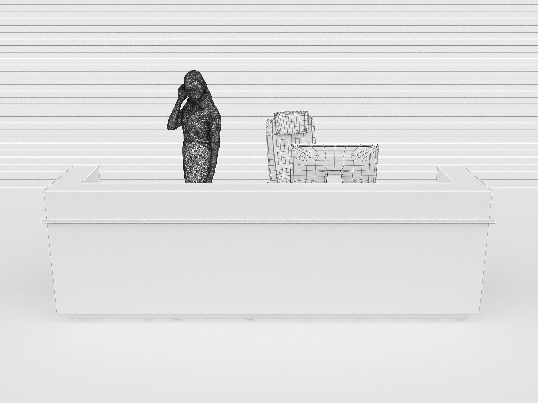 ArtStation - Reception Desk - 024 | Resources