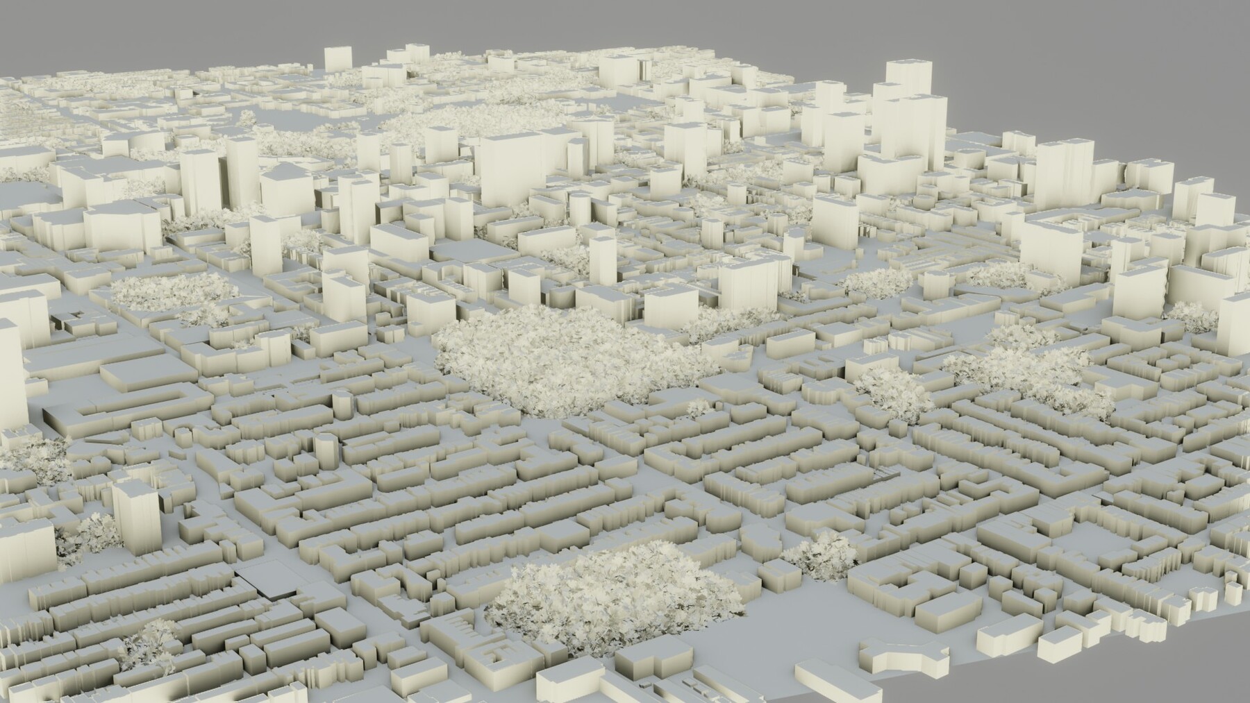 ArtStation - City Scape 3D model | Game Assets