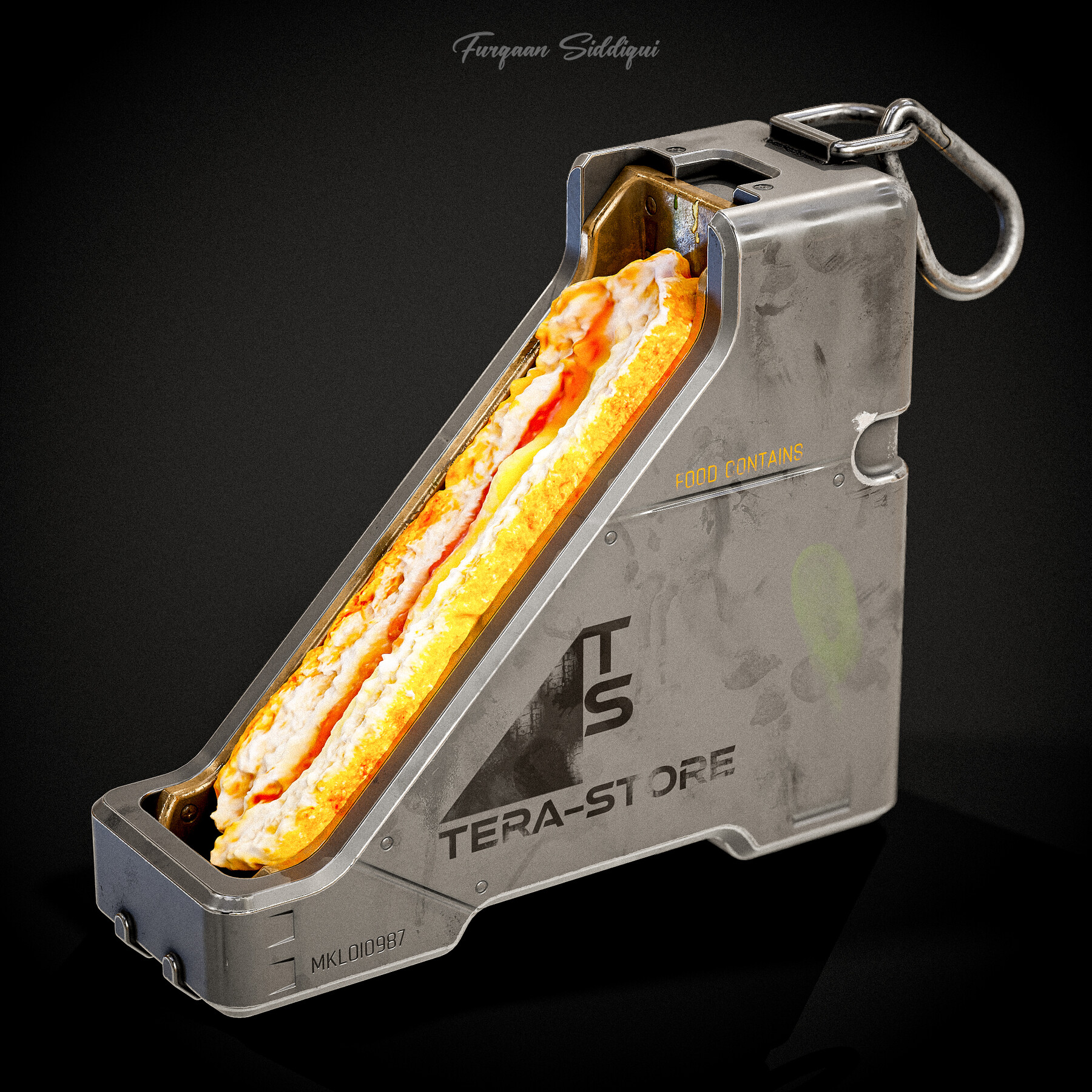 ArtStation - Sci-fi Food Container PBR | Game Assets