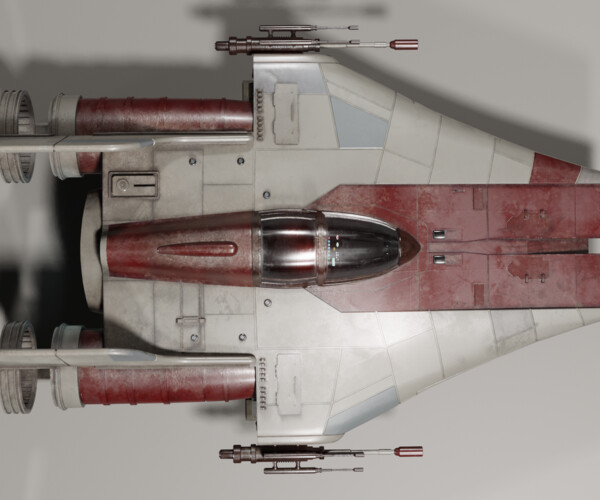 ArtStation - RZ-1 A-Wing Interceptor - Star Wars | Game Assets
