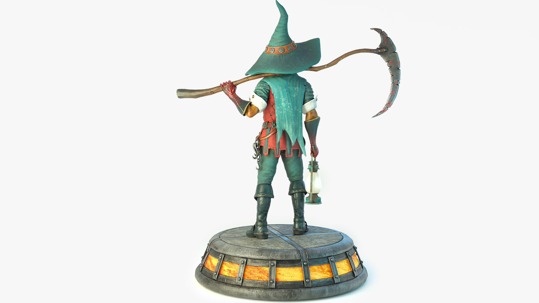 ArtStation - Pumpkin souls reaper Low-poly 3D model | Game Assets