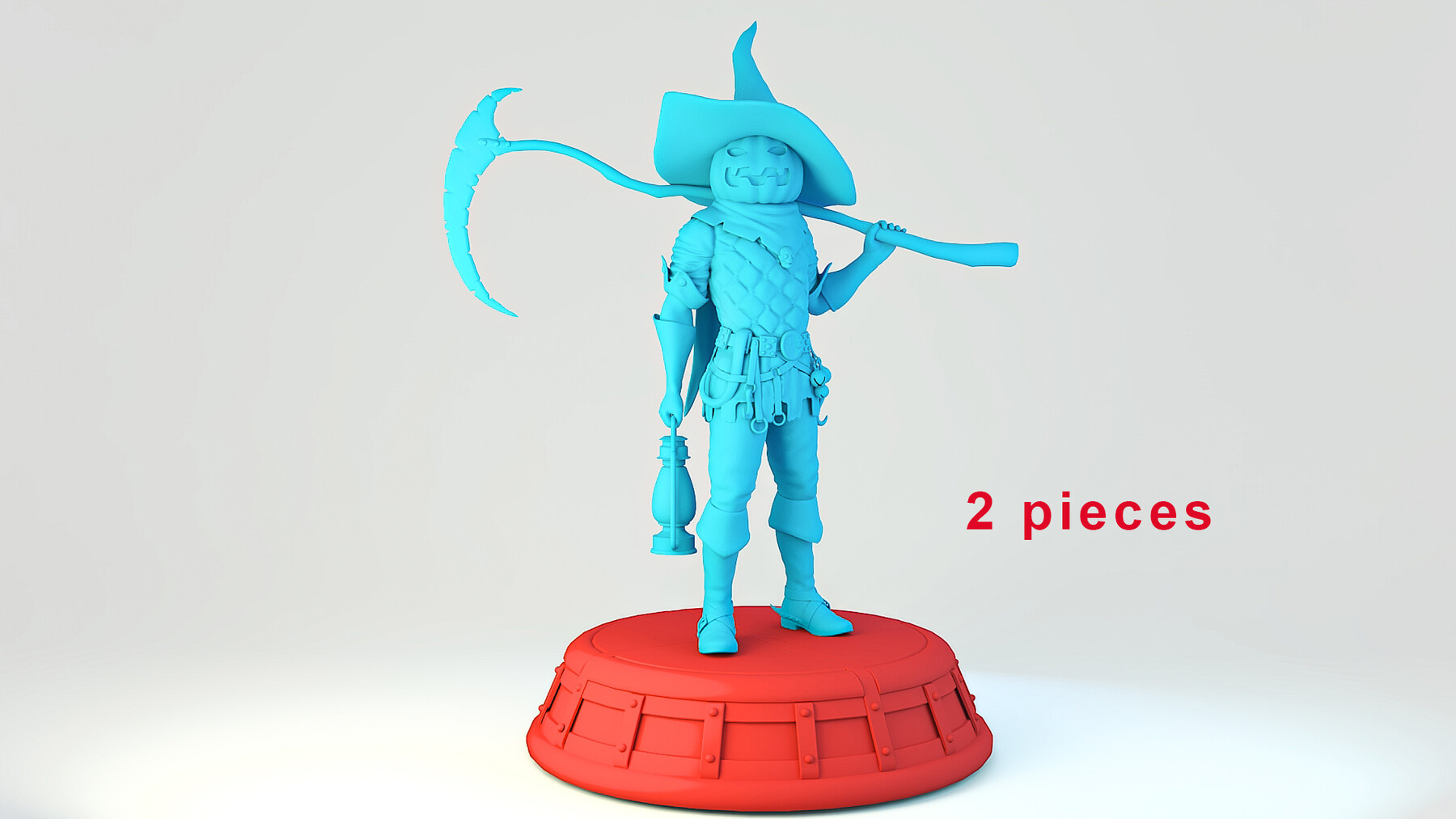 ArtStation - Pumpkin souls reaper Low-poly 3D model | Game Assets