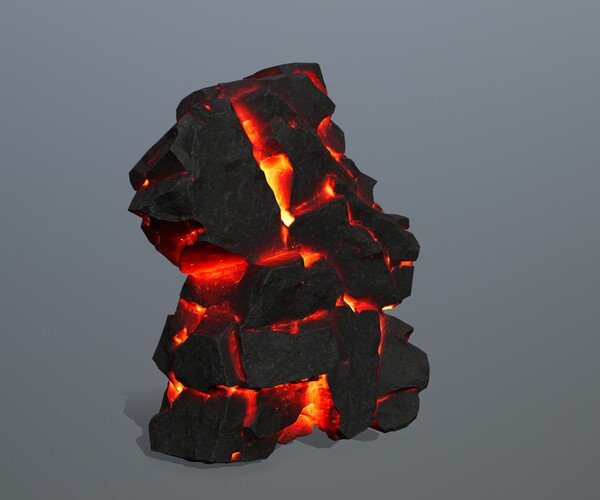 ArtStation - Volcanic Stone | Game Assets