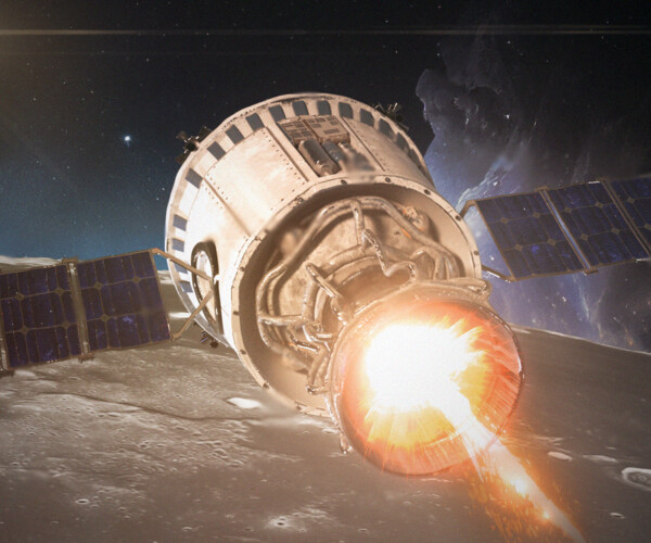 ArtStation - Spaceship - Command module | Game Assets