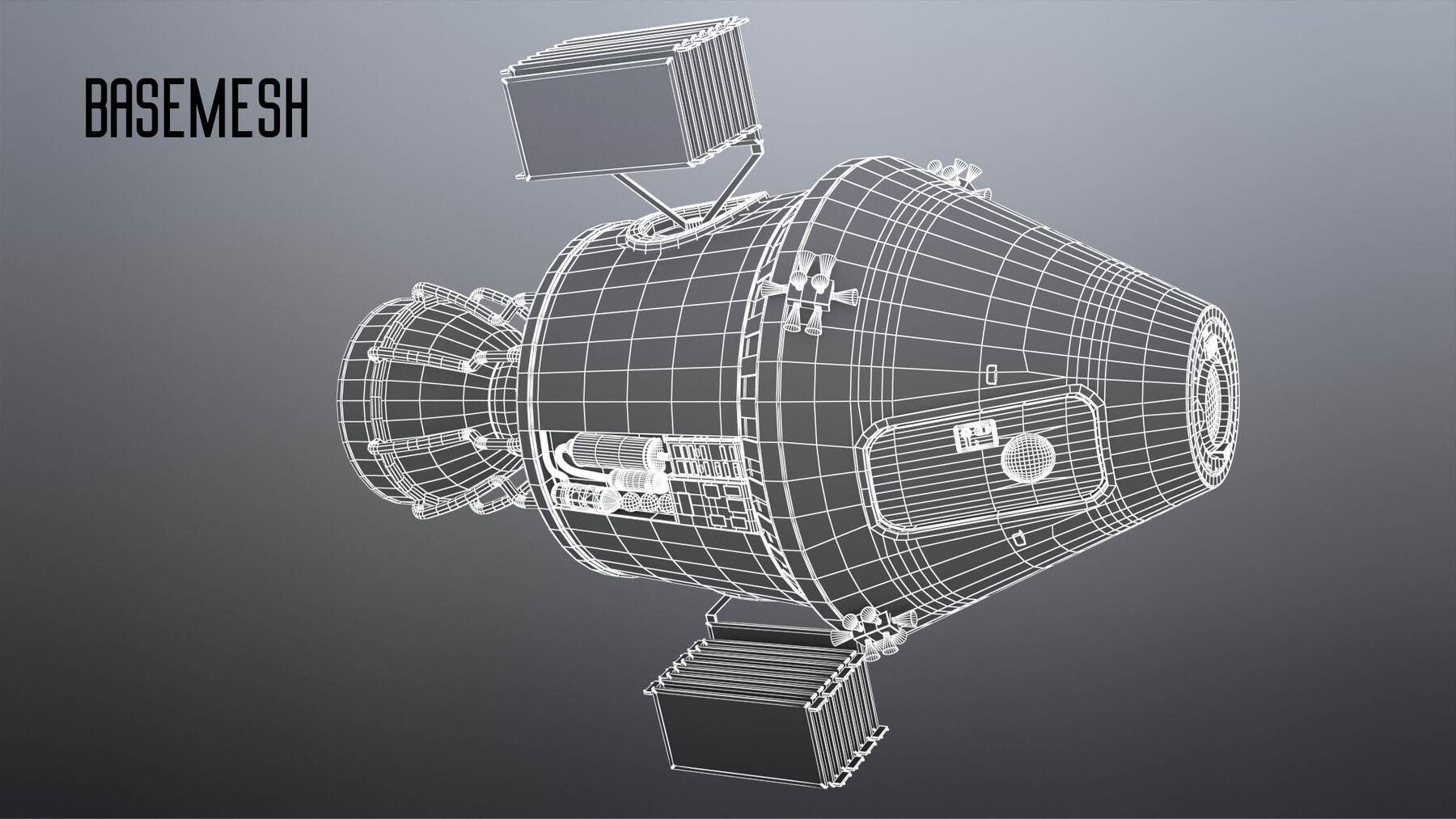 ArtStation - Spaceship - Command module | Game Assets