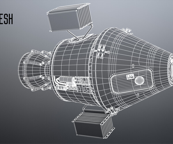 ArtStation - Spaceship - Command module | Game Assets