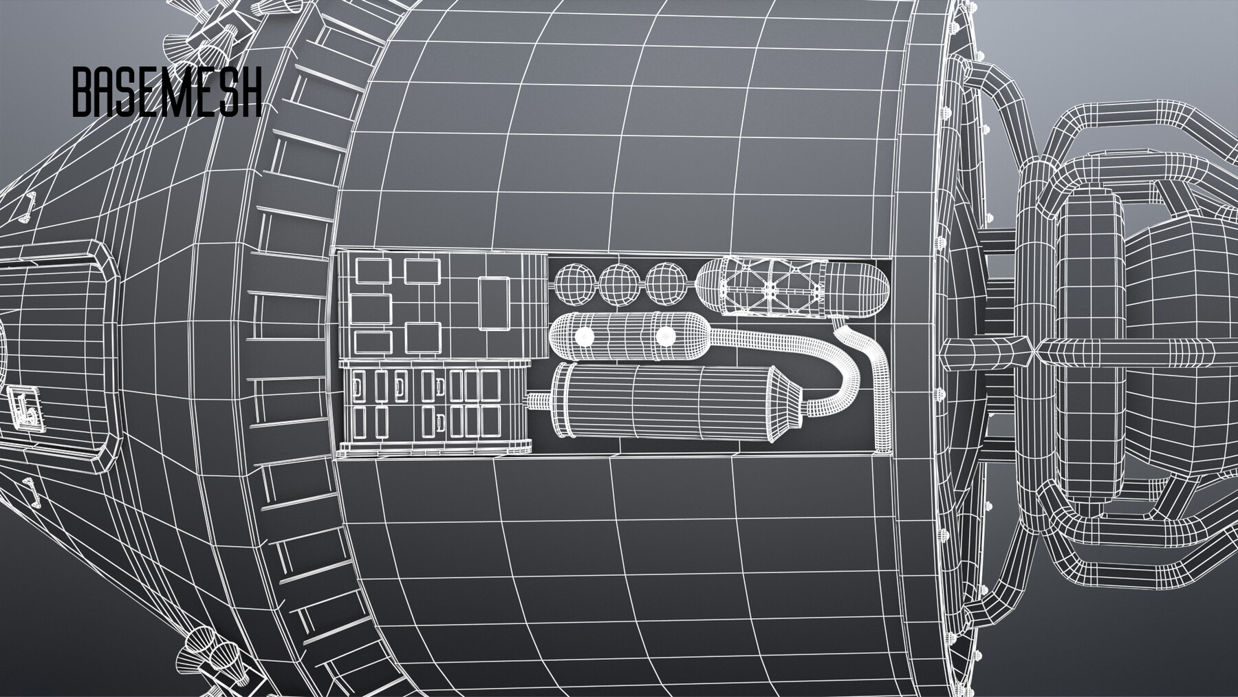 ArtStation - Spaceship - Command module | Game Assets
