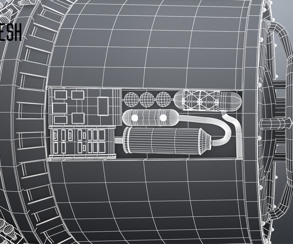 ArtStation - Spaceship - Command module | Game Assets