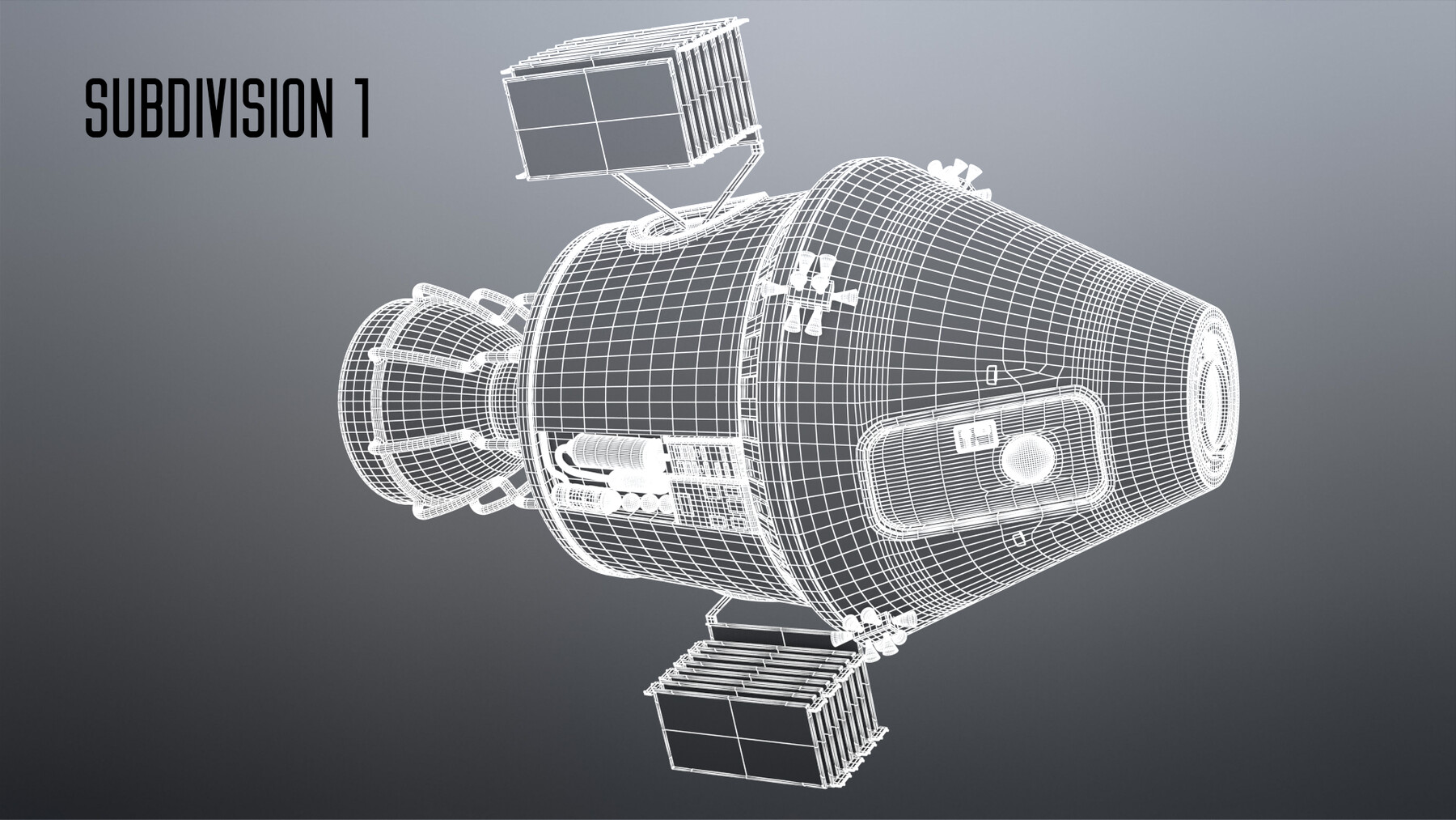 ArtStation - Spaceship - Command module | Game Assets