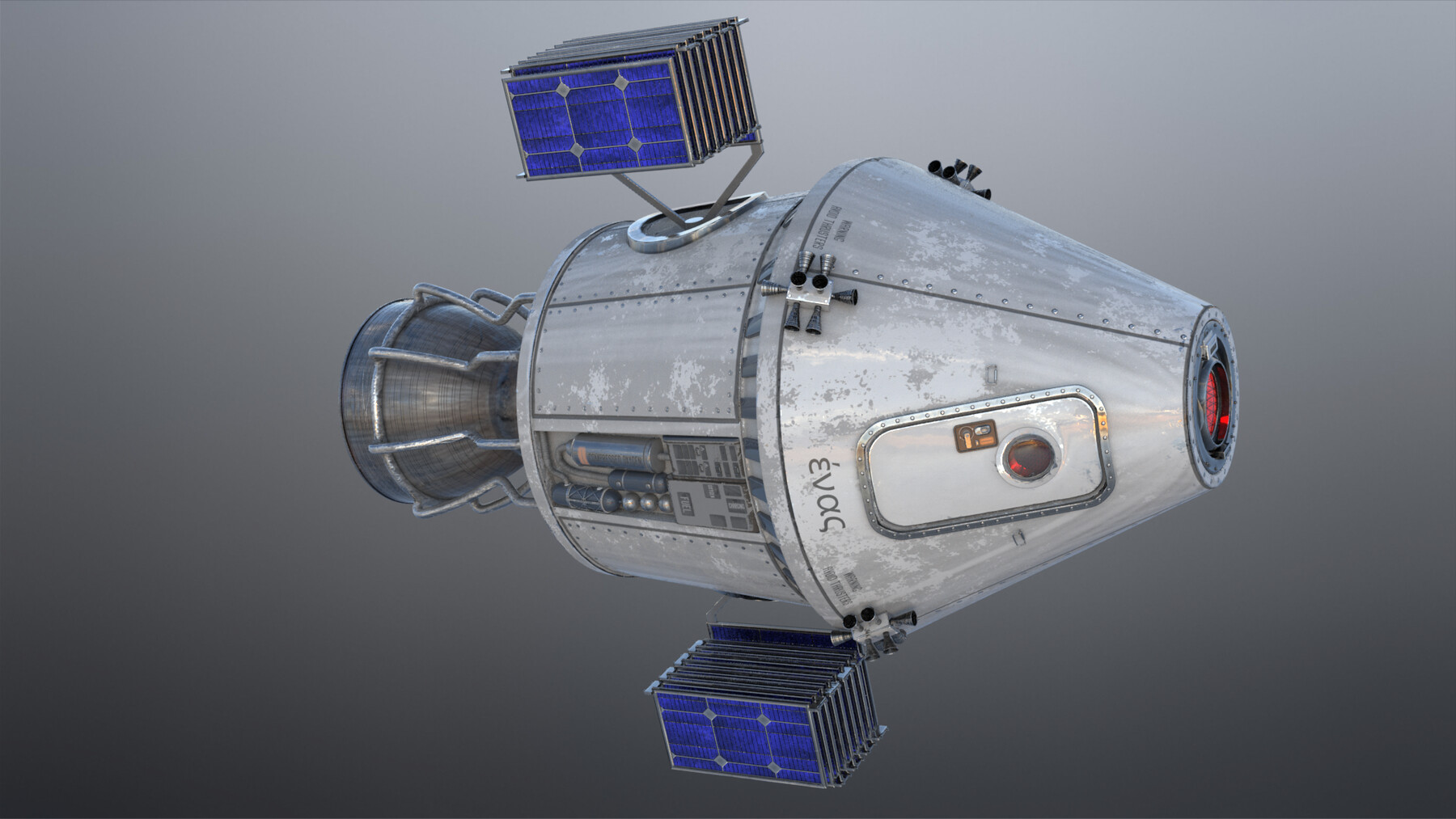 ArtStation - Spaceship - Command module | Game Assets