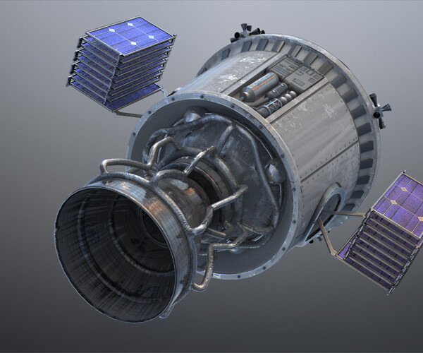 ArtStation - Spaceship - Command module | Game Assets