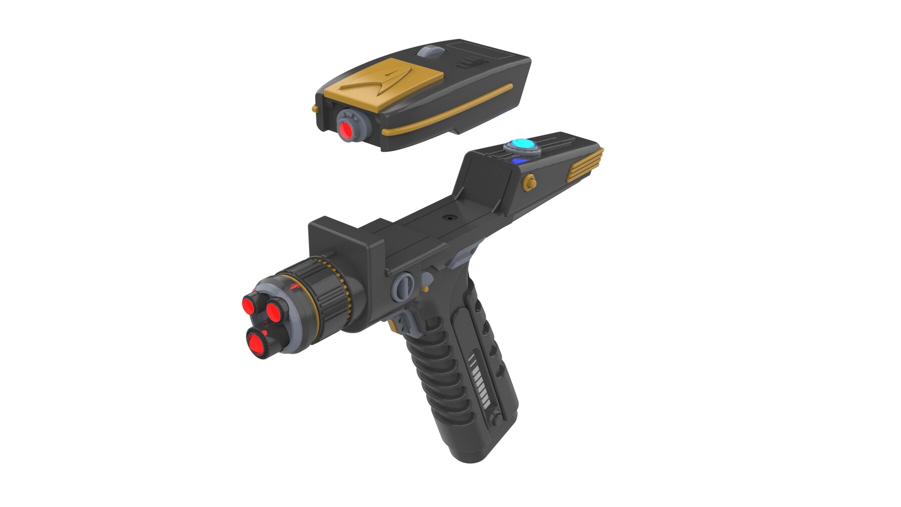 ArtStation - DISCOVERY PHASER - STAR TREK - PRINTABLE 3D MODEL - STL FILES | Resources
