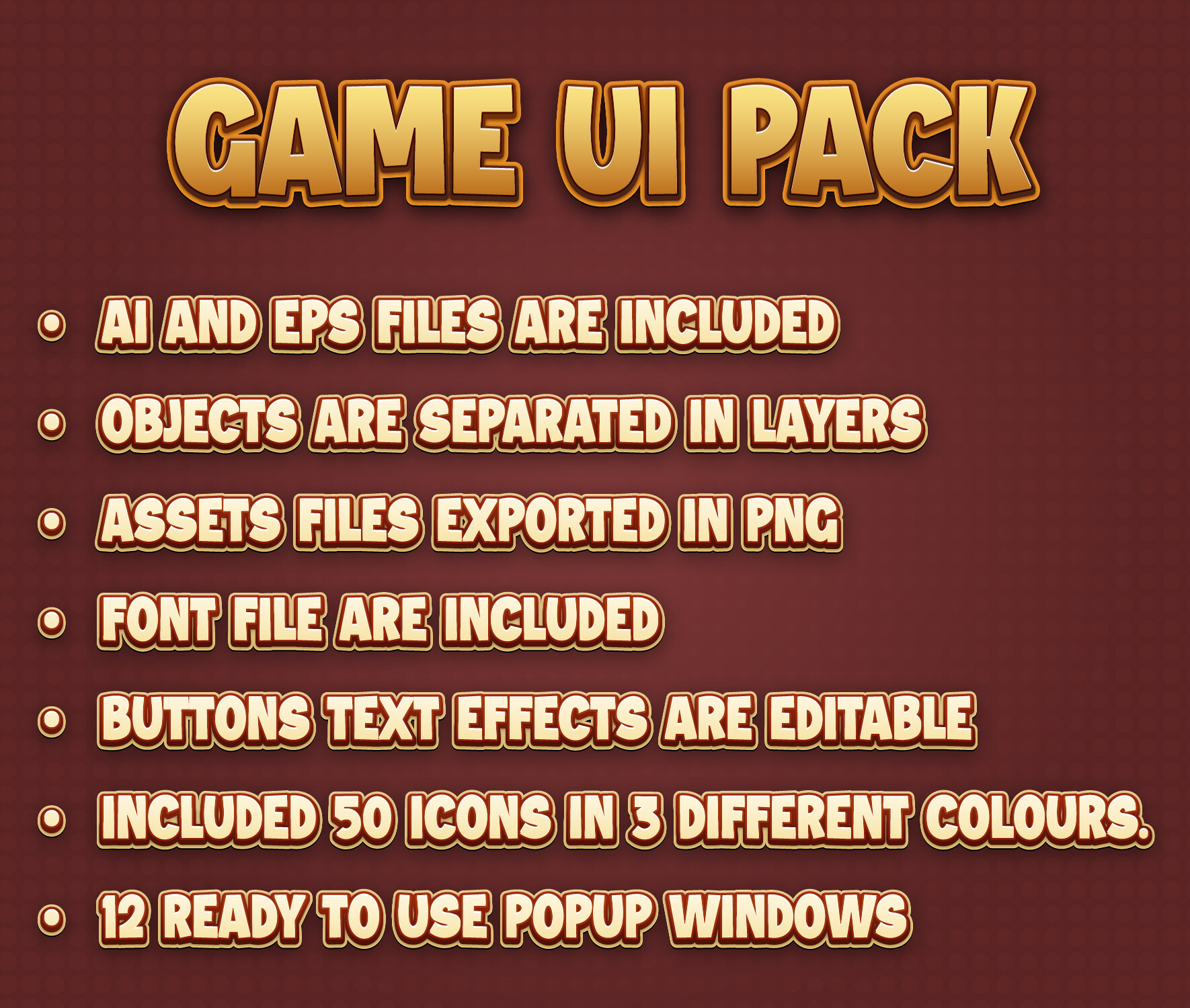 ArtStation - The Soft Style Game UI Kit: A Must-Have for Any Casual or Puzzle Game | Game Assets