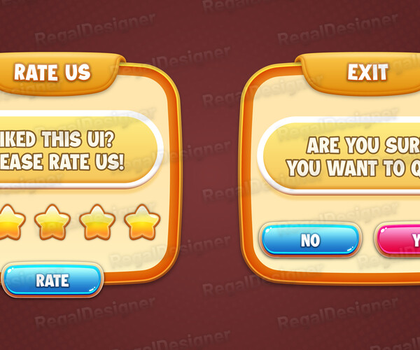 ArtStation - The Soft Style Game UI Kit: A Must-Have for Any Casual or Puzzle Game | Game Assets