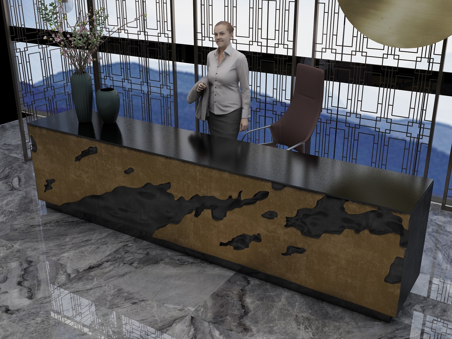 ArtStation - Reception Desk - 040 | Resources