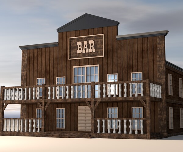 ArtStation - Western Bar | Resources