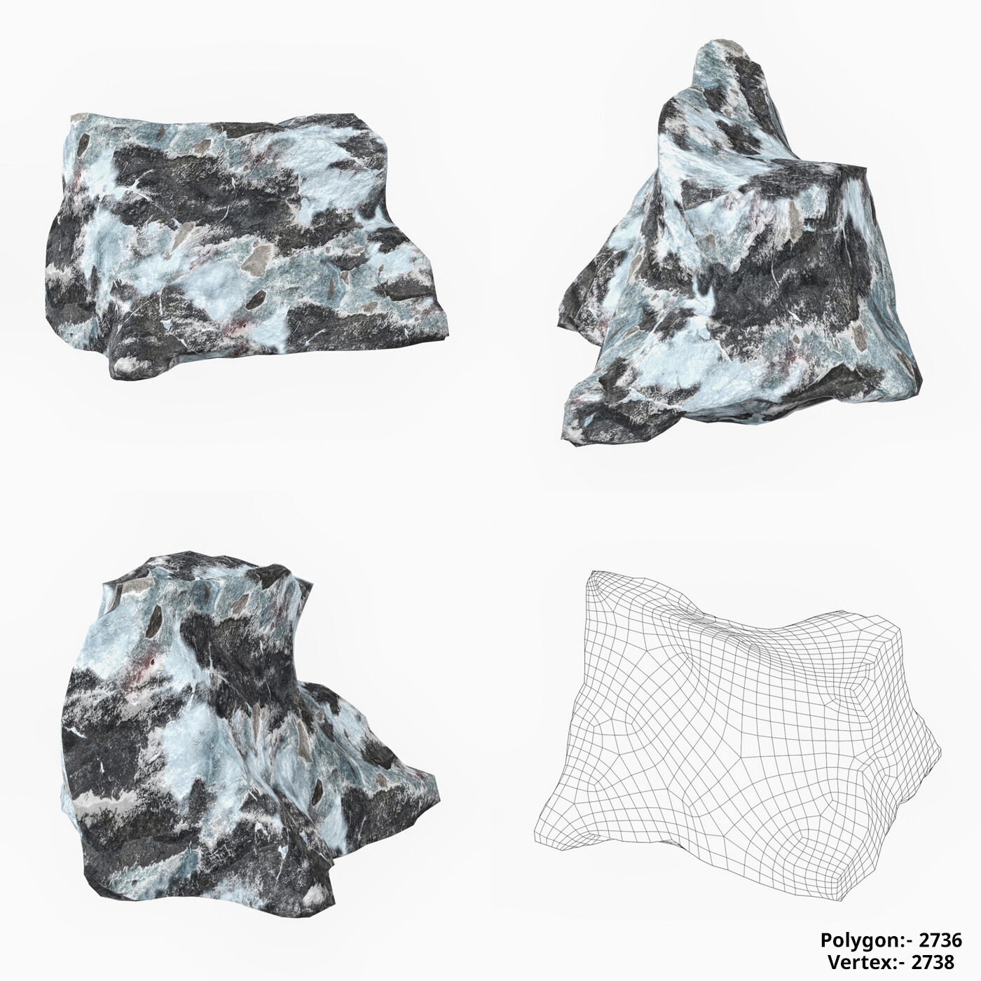 ArtStation - Snow Stone Rock Collection | Resources