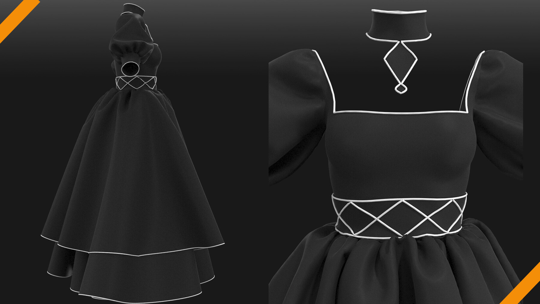 ArtStation - women's outfit's | Game Assets