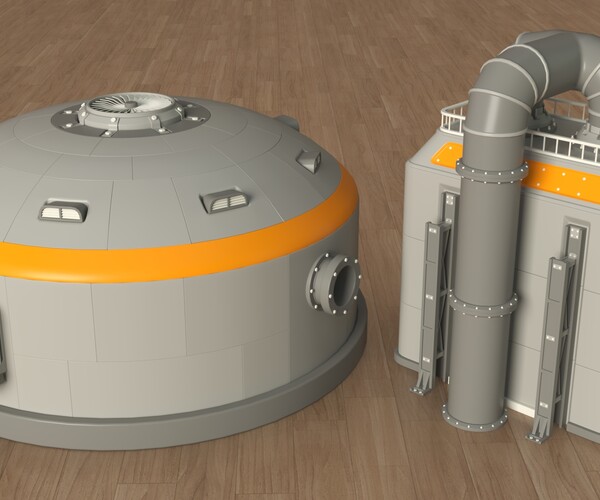 ArtStation - Industrial Tanks - part - 4 - 30 pieces | Resources