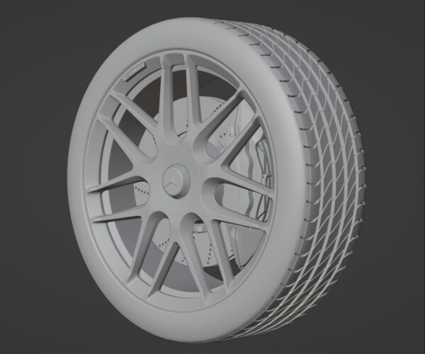 ArtStation - Mercedes wheel | Resources