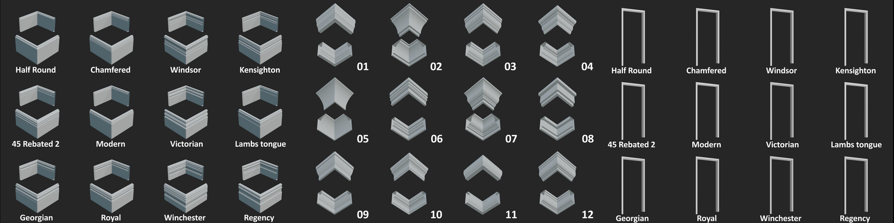 ArtStation - Interior Edging Pack | Resources