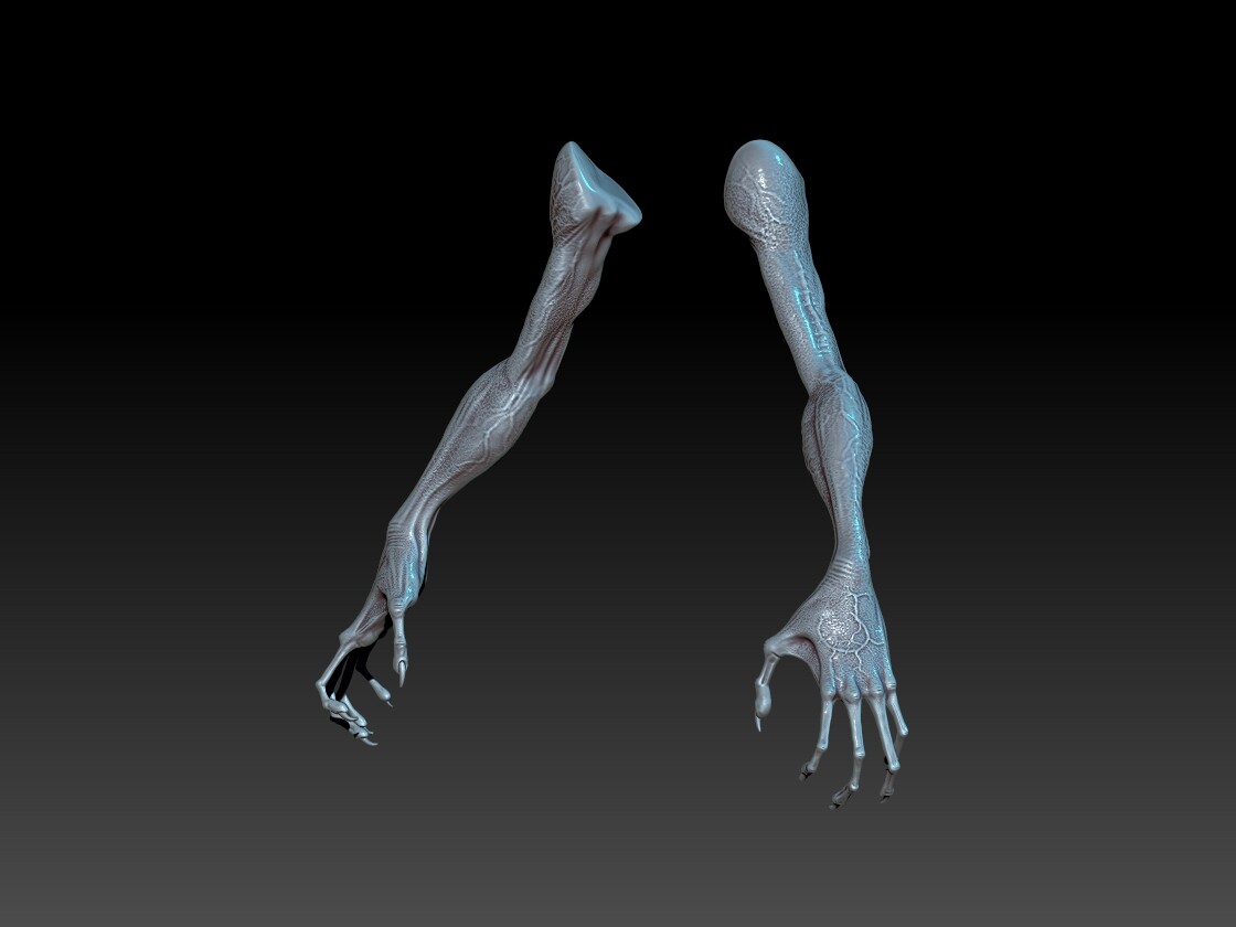 ArtStation - 18 Fantasy Creature Hands set | Resources