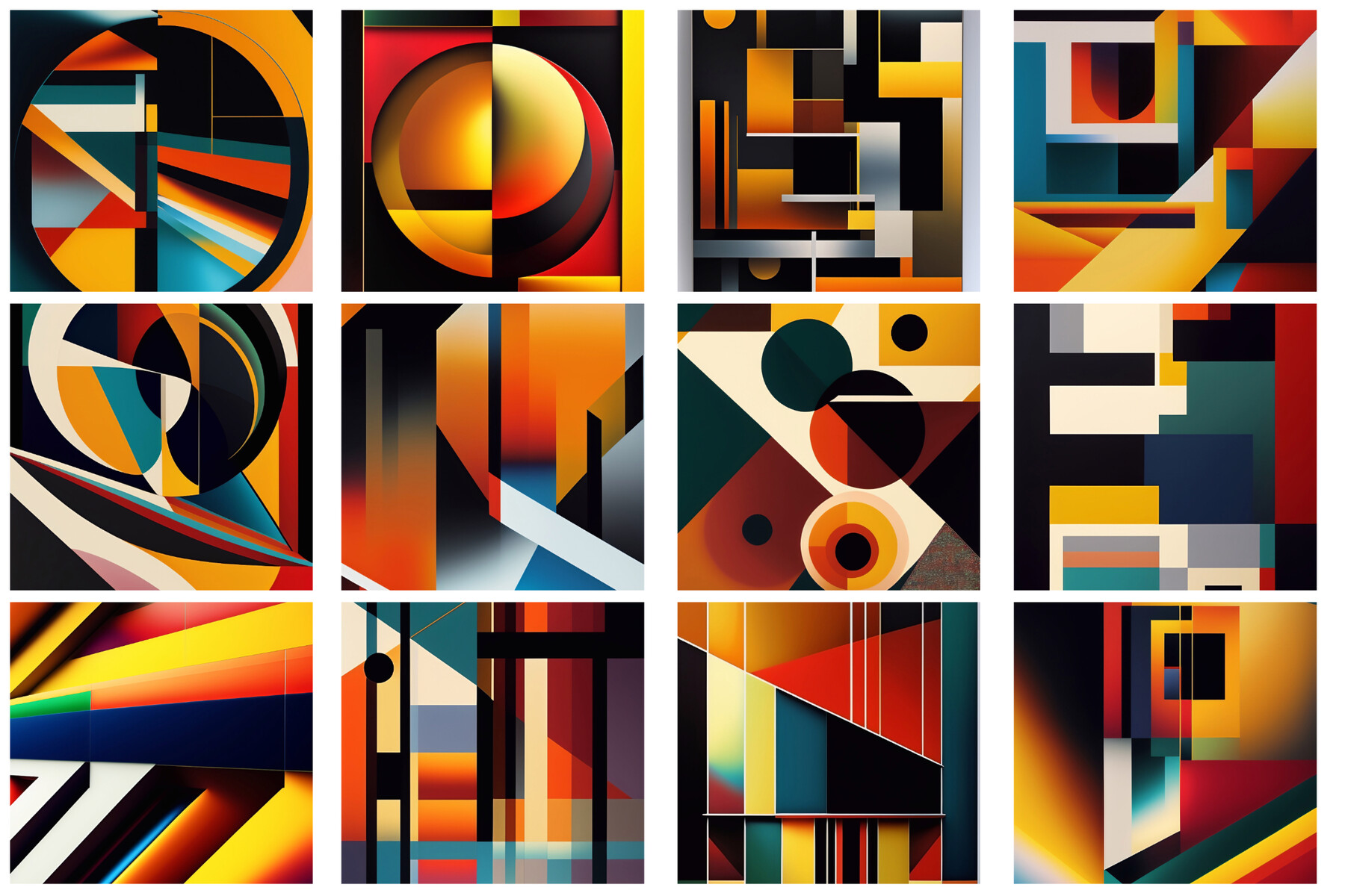 ArtStation - Bauhaus Abstract 12 JPEG | Artworks