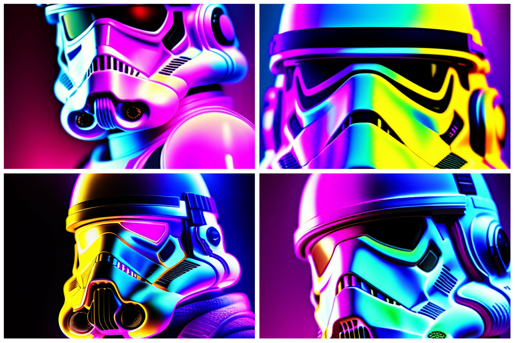 ArtStation - Synthwave Stormtrooper 4 JPEG | Artworks