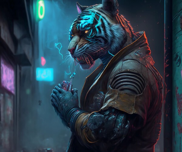ArtStation - Street Mecha Animals | Artworks