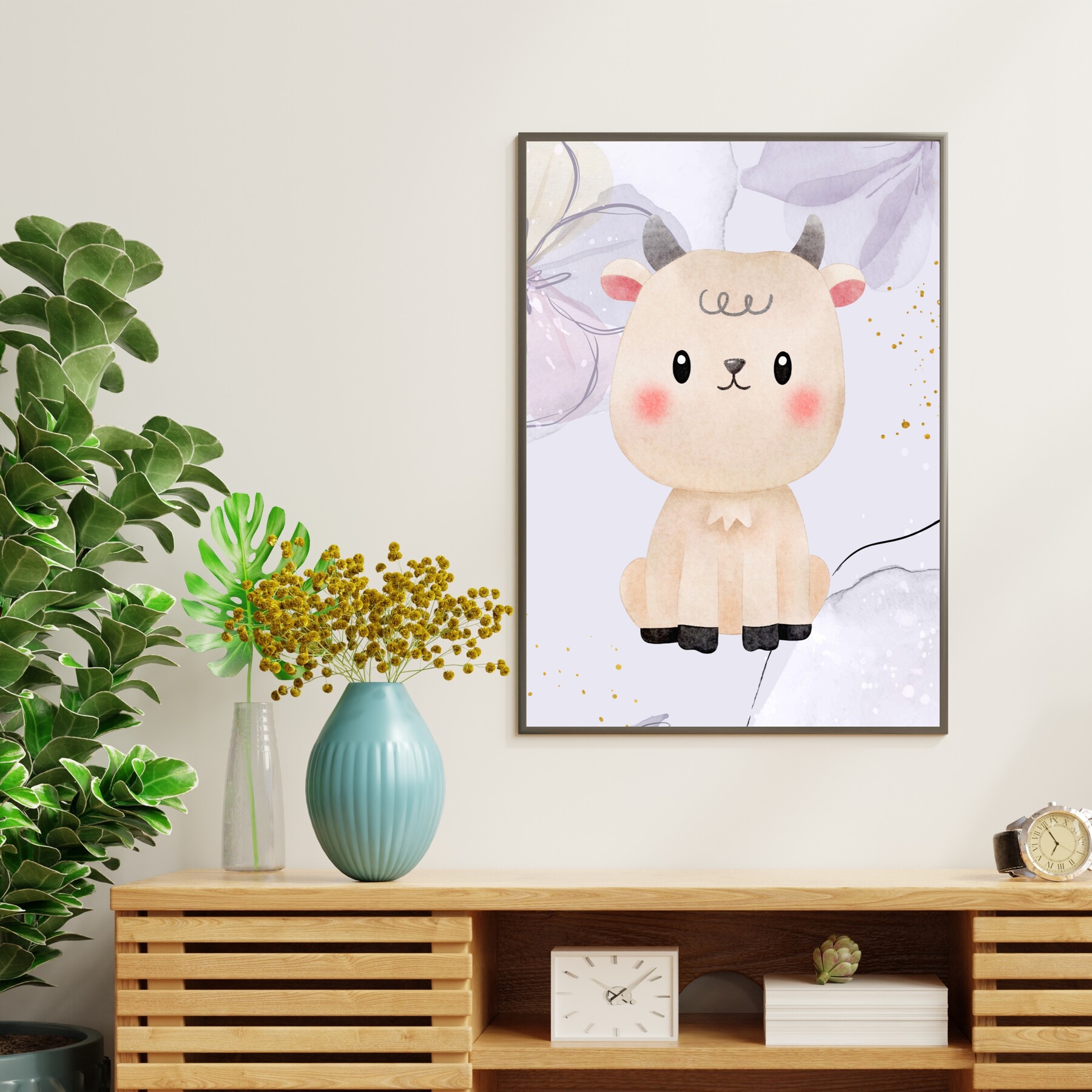 ArtStation - Baby Goat With Love | Artworks