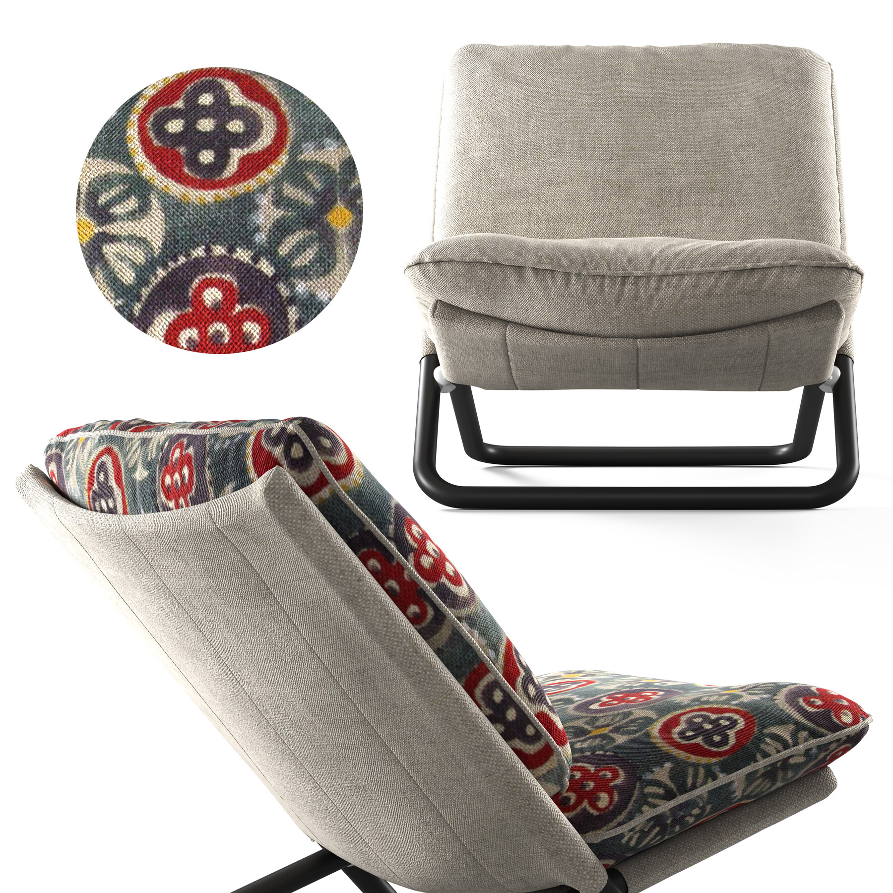 ArtStation - Cross Low Arflex armchair 3d mod | Resources