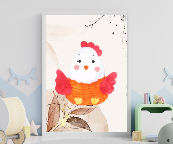 ArtStation - Little Chicken Art Print | Artworks