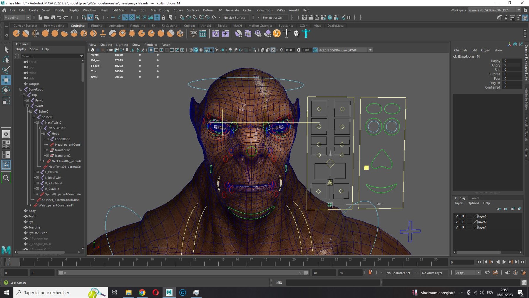 ArtStation - Monster For Game And Render | Game Assets