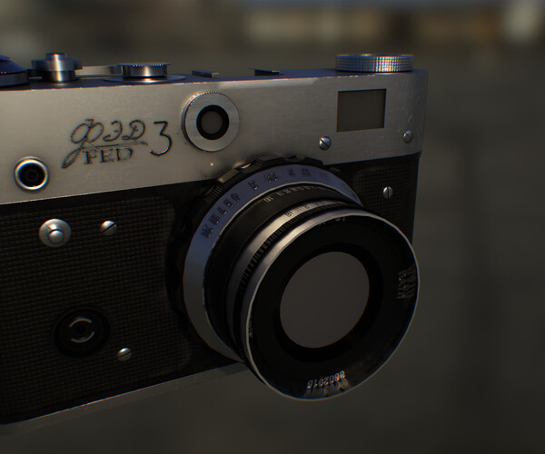 ArtStation - Camera FED 3 3D | Game Assets