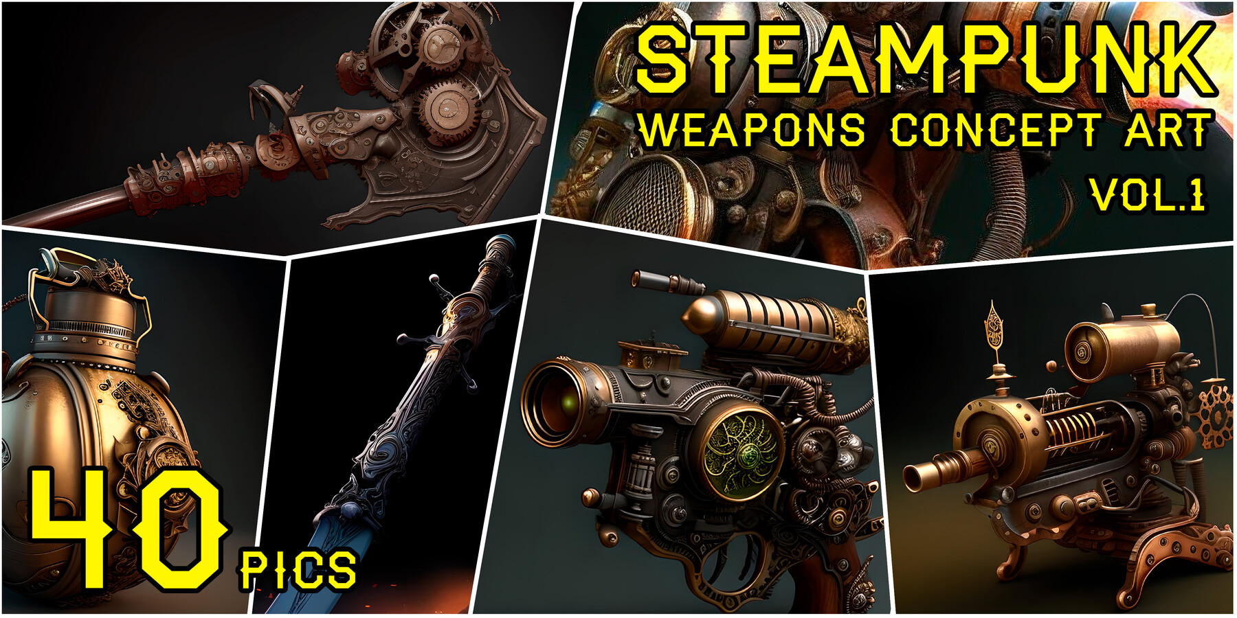 ArtStation - Steampunk concept art pack v.1 | Artworks