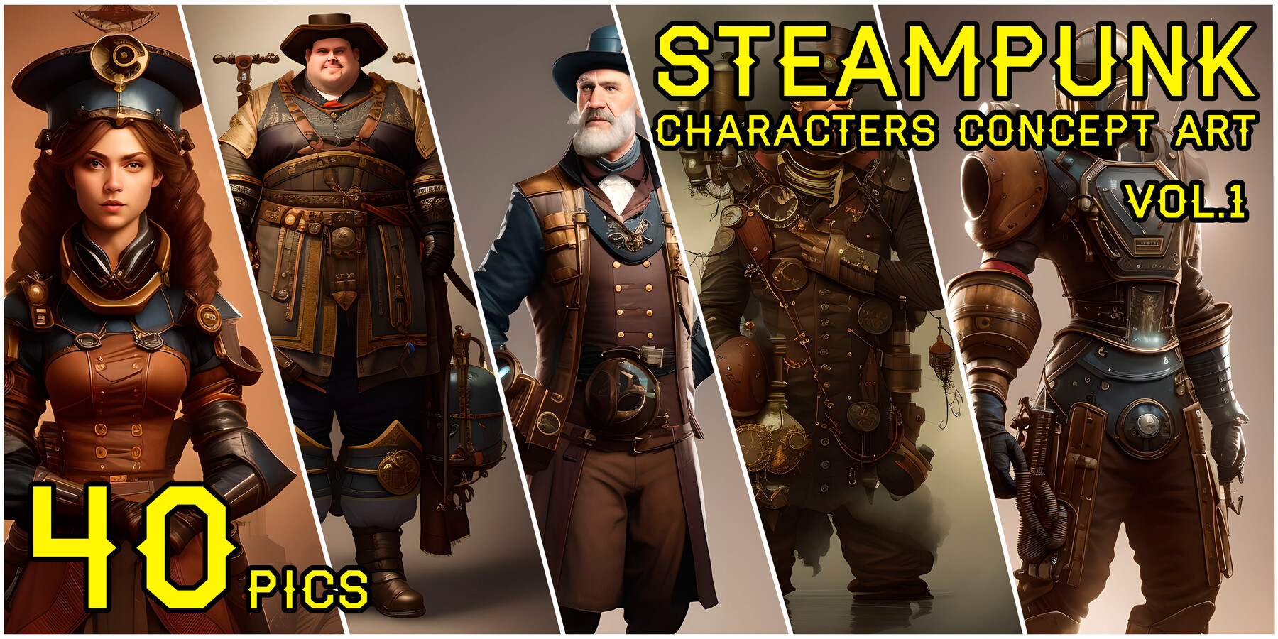 ArtStation - Steampunk concept art pack v.1 | Artworks