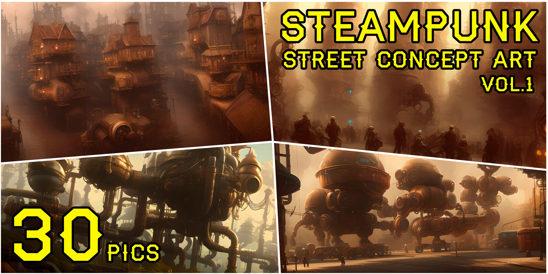 ArtStation - Steampunk concept art pack v.1 | Artworks