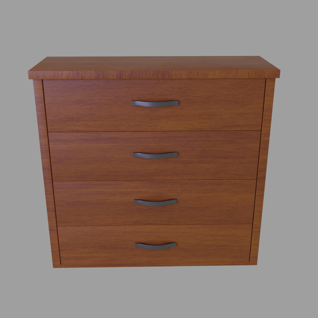 ArtStation - 3D Dresser | Game Assets